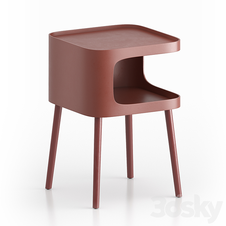 Bedside table Malakou - Table - 3D model