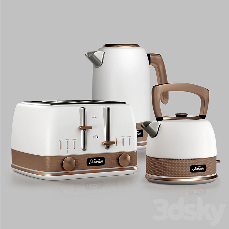 sunbeam classic bronze appliances - Kitchen appliance - 3D model