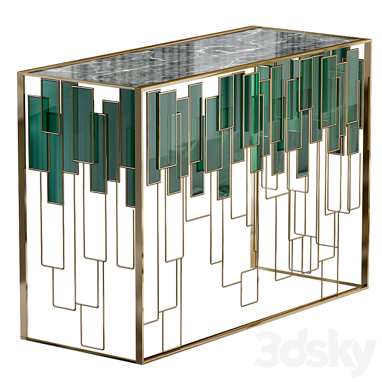 Skyline console table - Console - 3D model