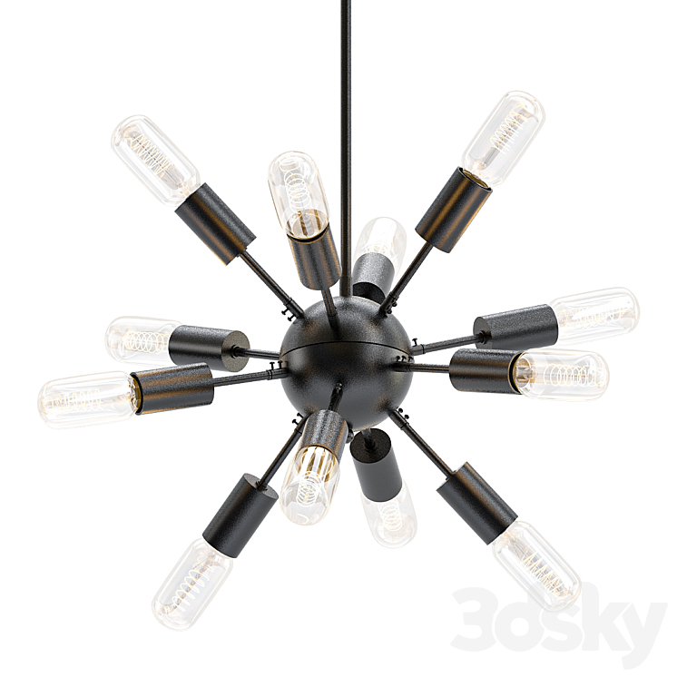 Sputnik - Pendant light - 3D model