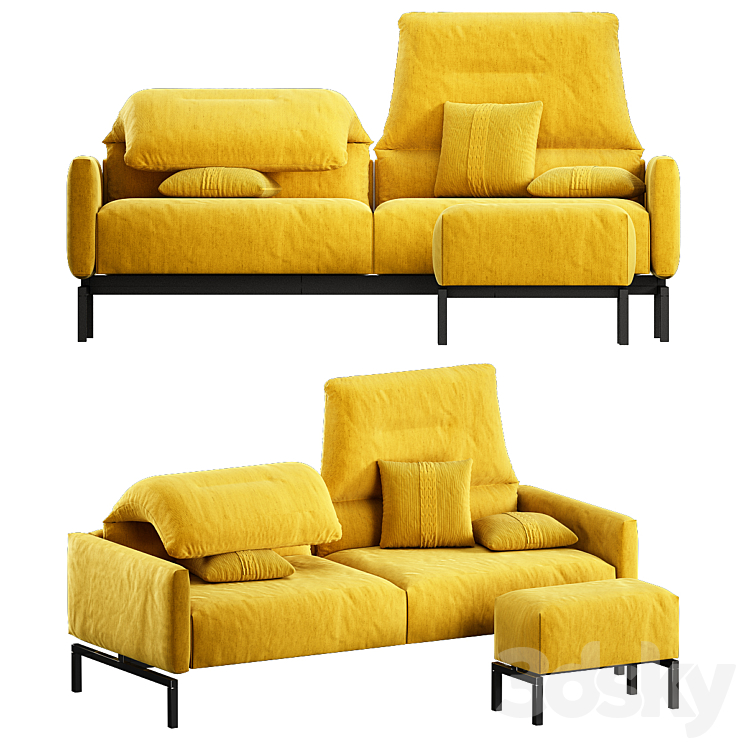 AVALANCHE sofa By COR Metrica - Sofa - 3D model