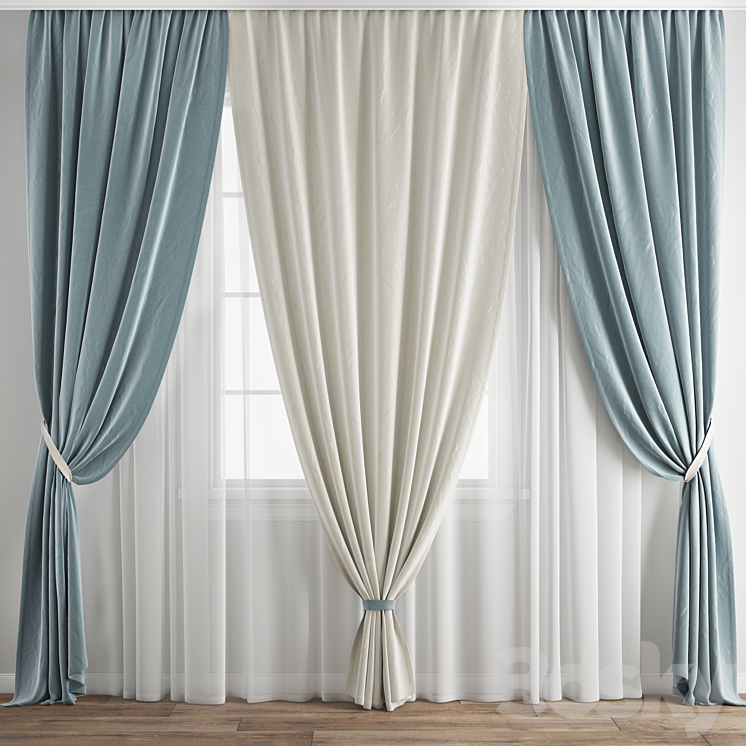 Curtain 305 - Curtain - 3D model