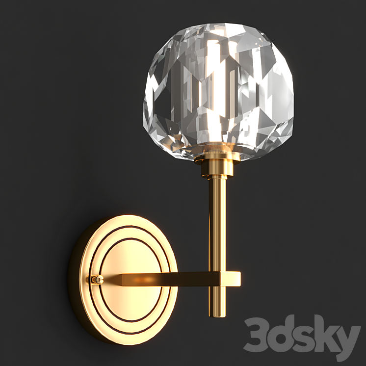 RH wall B by lampatron - Wall light - 3D model