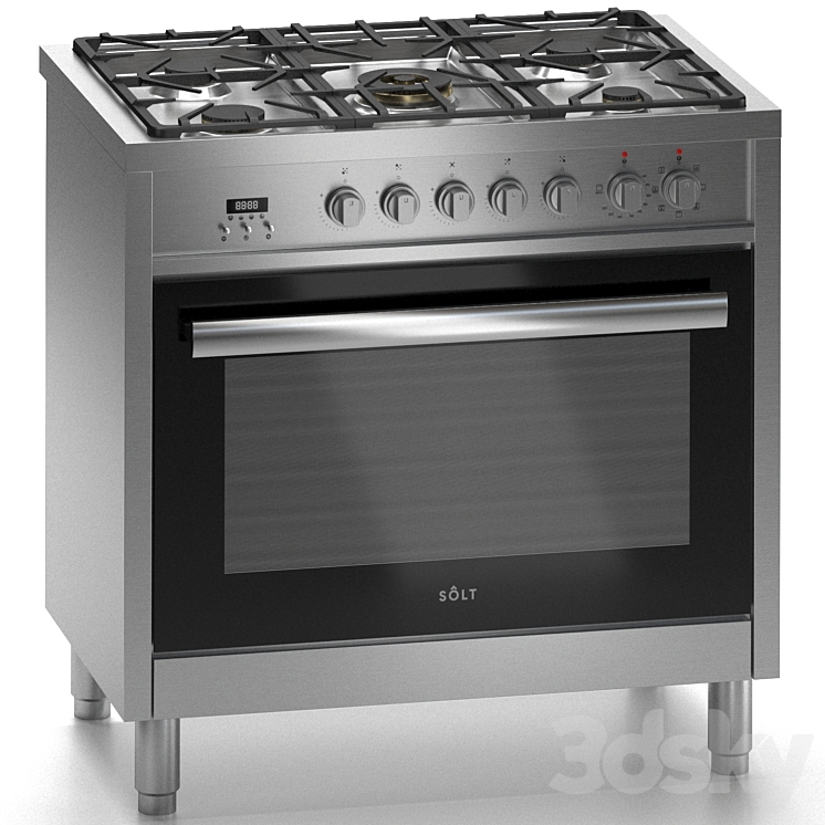 Oven SOLT GGSUC907S - Kitchen appliance - 3D model