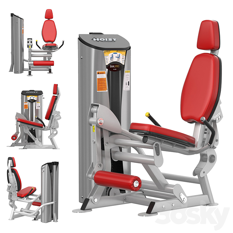 RS-1401 LEG EXTENSION - Sports - 3D model