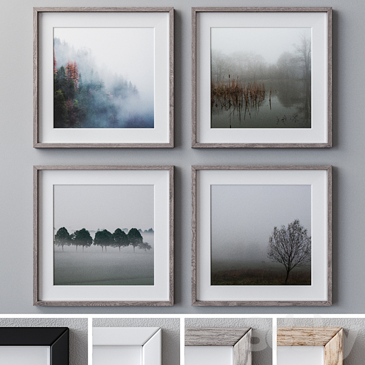 Photo Frames Set 1333 - Frame - 3D model
