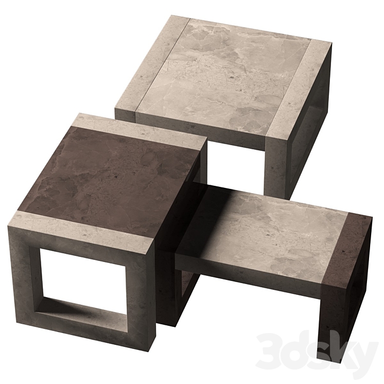 Stone coffee tables - Table - 3D model