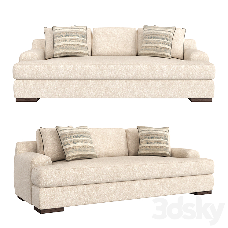 Bernhardt Andie Leather Sofa - Sofa - 3D model
