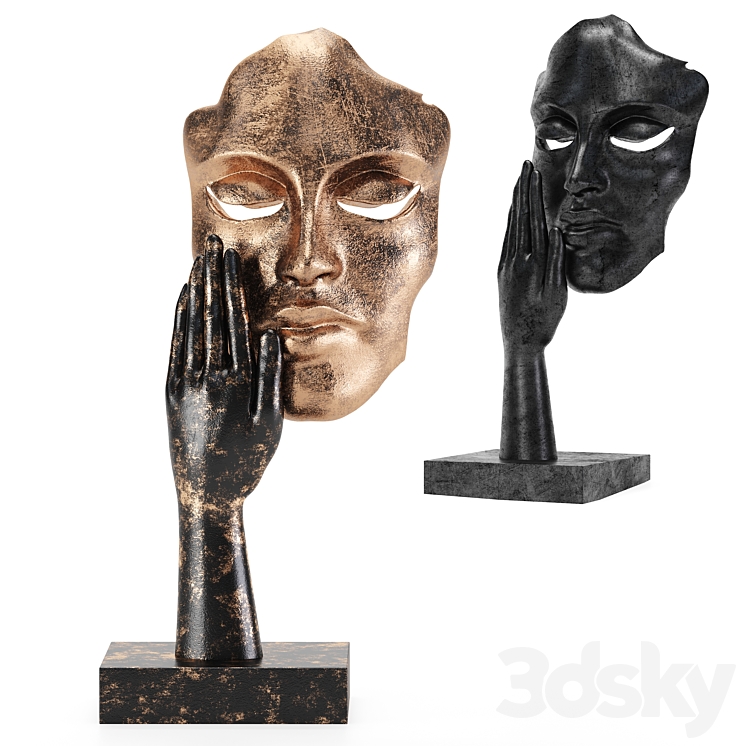 Decor People Sculpture SET38 - Sculpture - 3D model