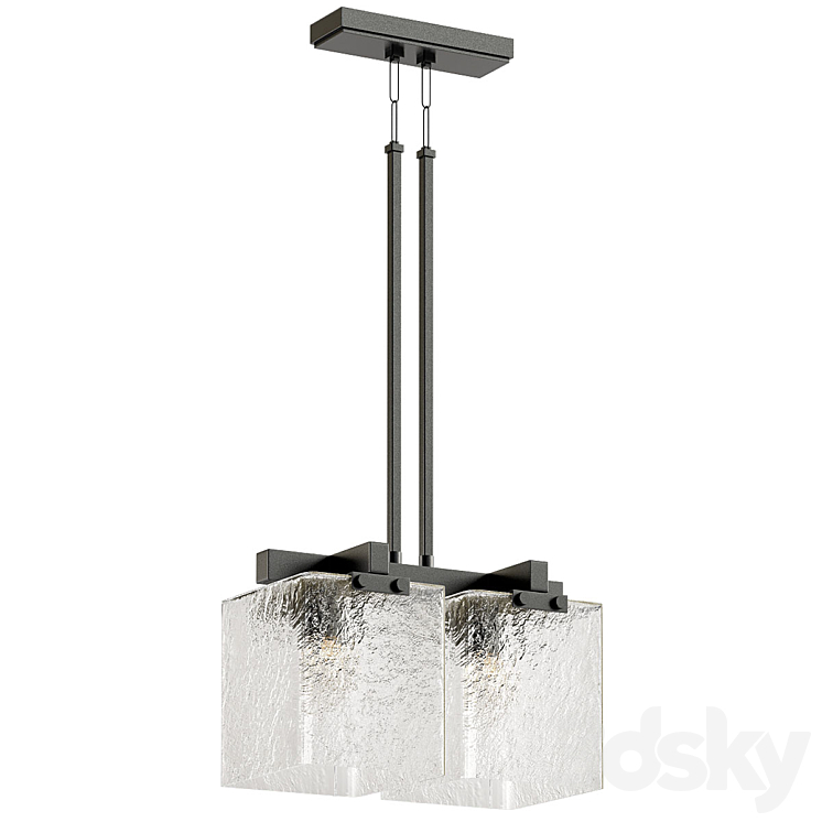 CAMBRIDGE DOUBLE PENDANT - Pendant light - 3D model