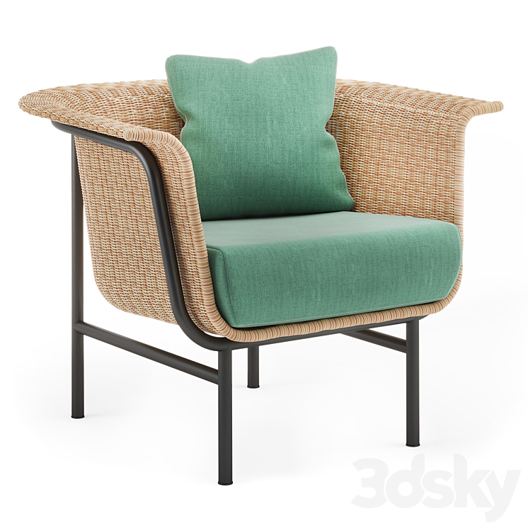 Wicked lounge chair - Arm chair - 3D model