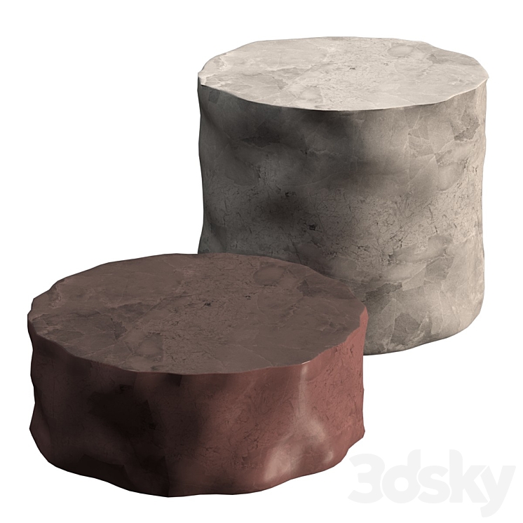 Stone coffee tables - Table - 3D model