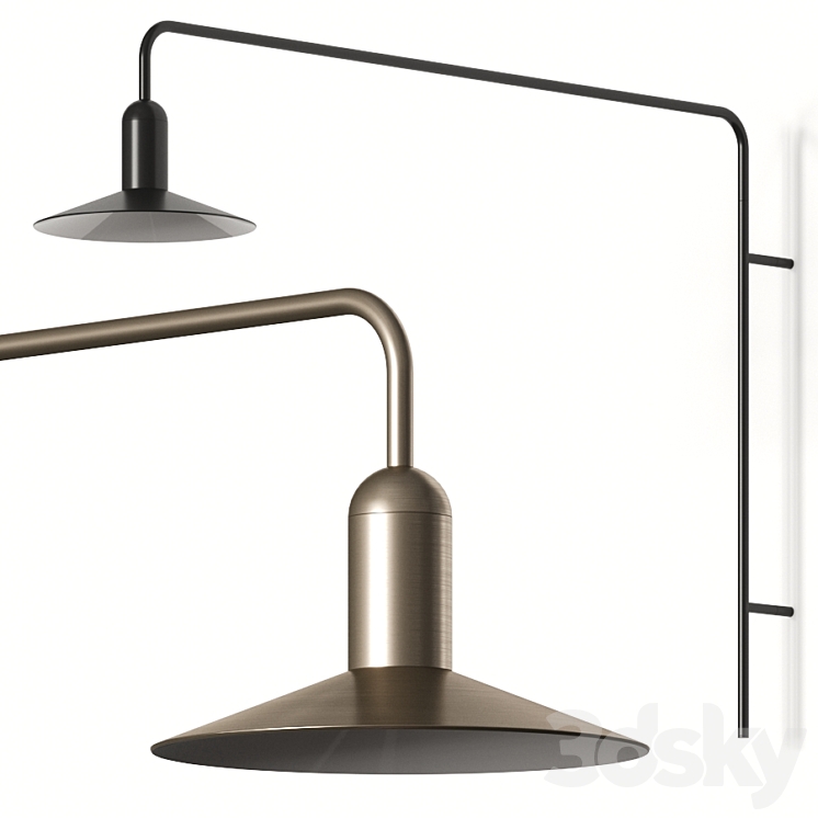 BoConcept Aerial Wall Lamp - Wall light - 3D model
