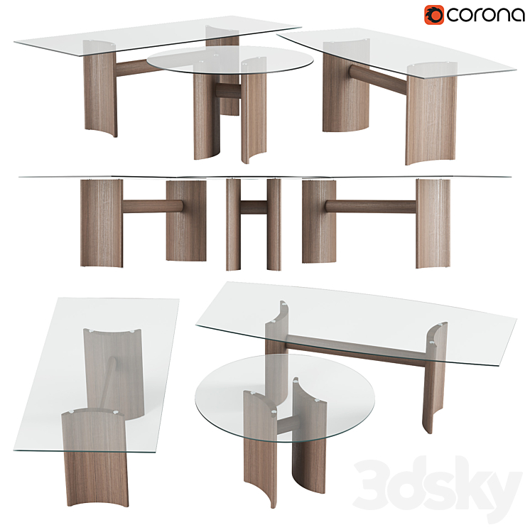 Tables Porada Beam C - Table - 3D model