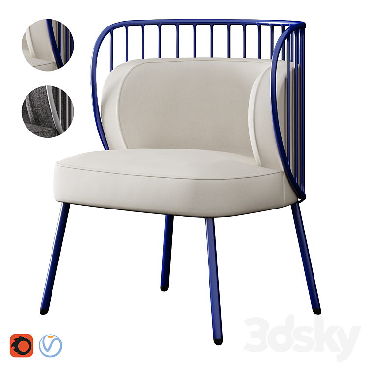 Armchair Nabi, Cosmorelax - Arm chair - 3D model