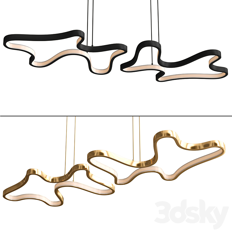 OVERTON - Pendant light - 3D model