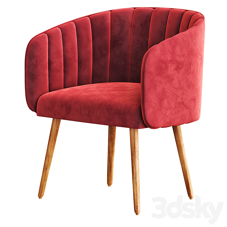 sandalyeci shell - Arm chair - 3D model