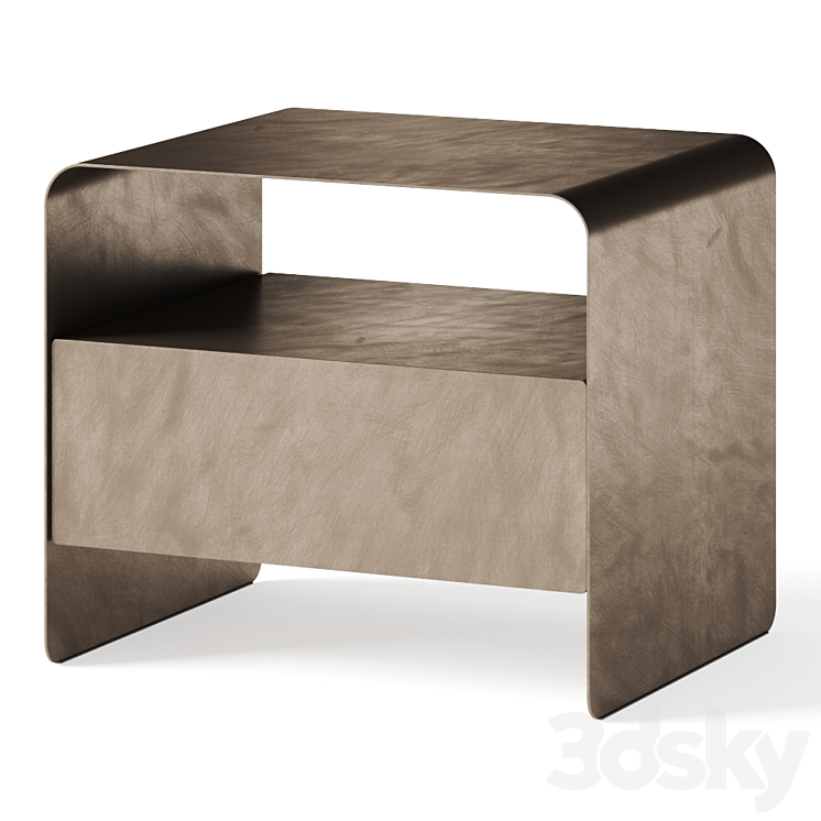 Flou Foglio Bedside Table - Sideboard & Chest of drawer - 3D model