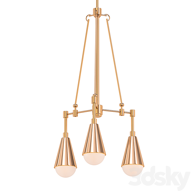 TRIAD 3 - Pendant light - 3D model