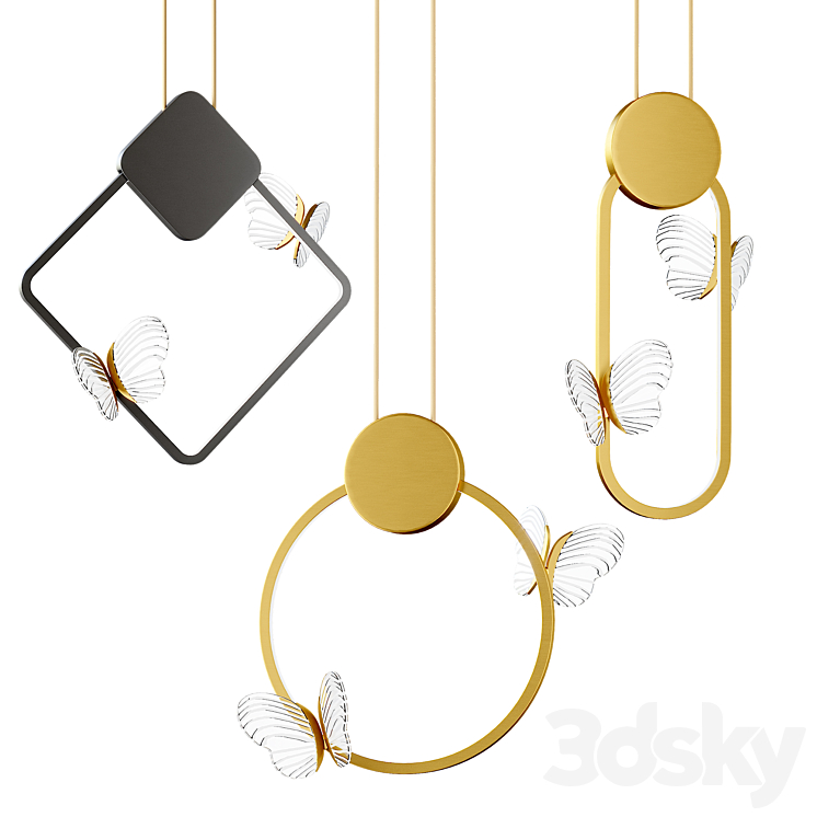 Lampatron BABETTA GEOMETRY pendant lamp - Pendant light - 3D model