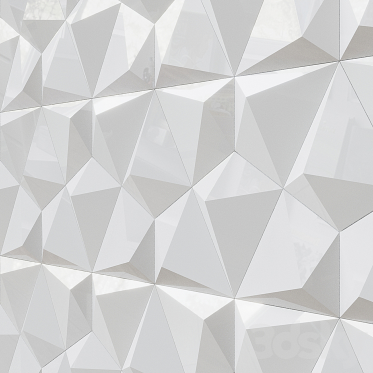 Decorative 3d tiles LUX - 3D panel - 3D model