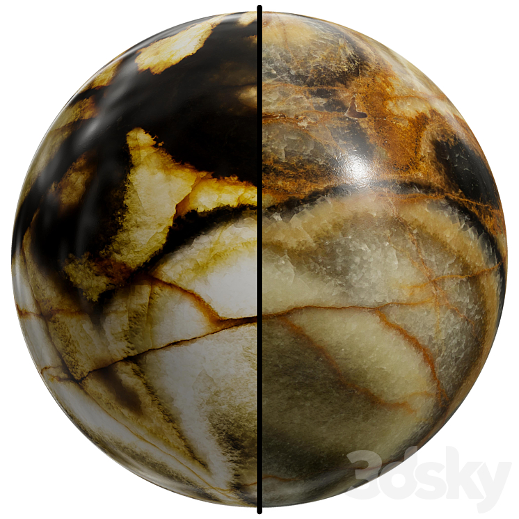 FB39 onyx butterfly marble | 2 Mat | 80192 * 4096 - Stone - 3D model