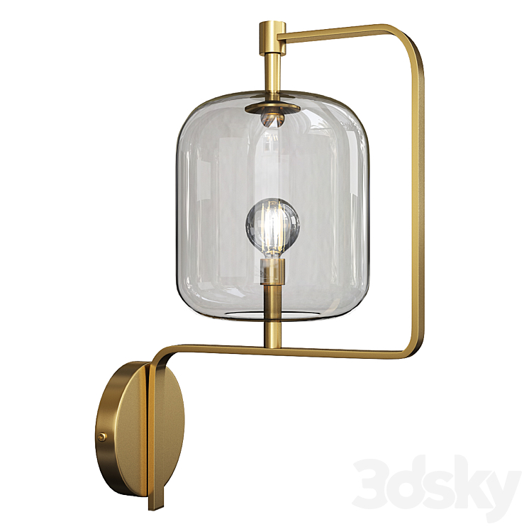 Cyan design isotope wall sconce - Wall light - 3D model