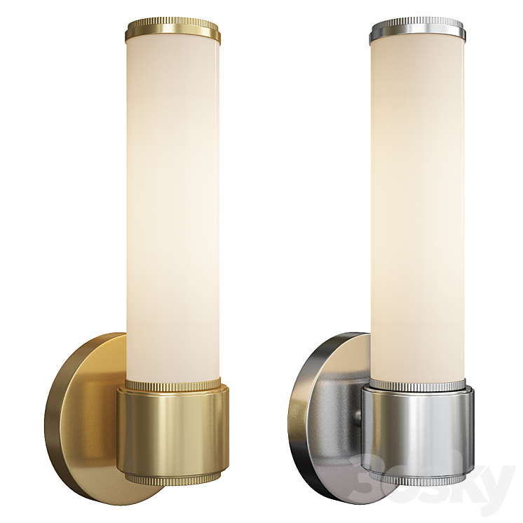Rigdon single tube wall sconce - Wall light - 3D model