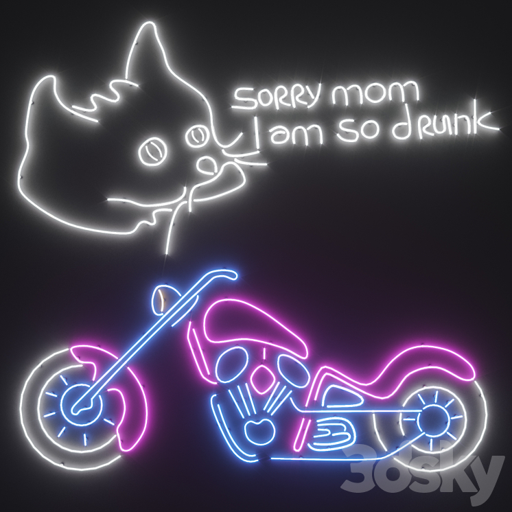 Neon Set 21 - Neon - 3D model