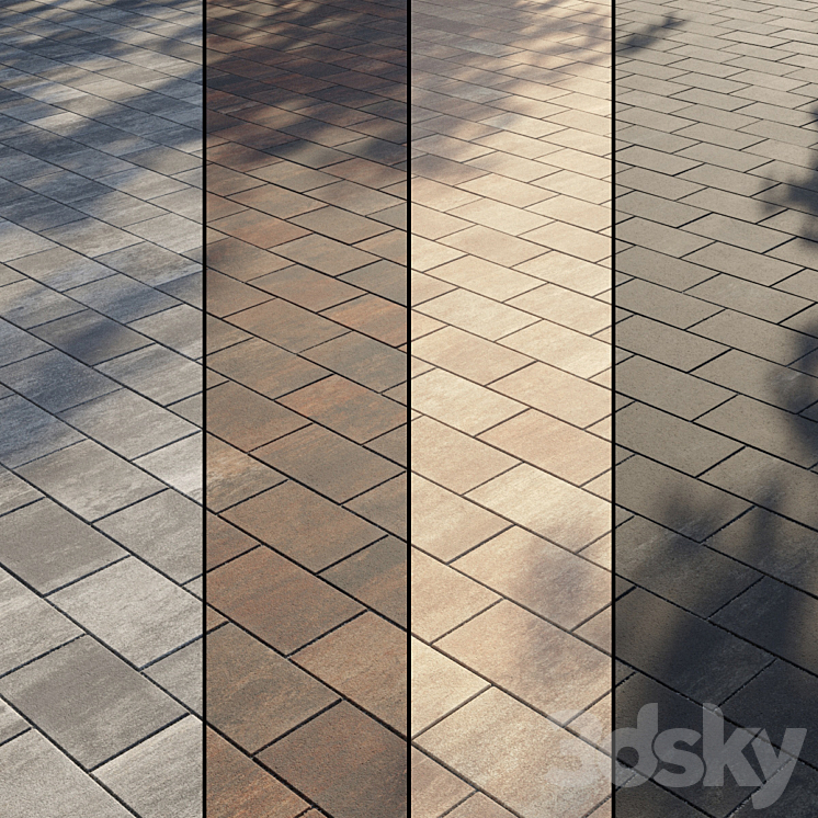 Paving Type 2 Set 9 - Paving - 3D model
