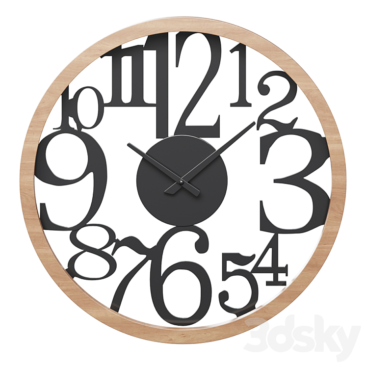 Wall clock Large interior wall LOFT clock model EA21077 - Watches ...