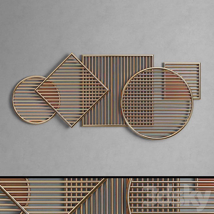 Wall Patterned 030 - Other decorative objects - 3D model