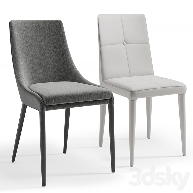 Chairs Dant and Chic La Forma - Chair - 3D model
