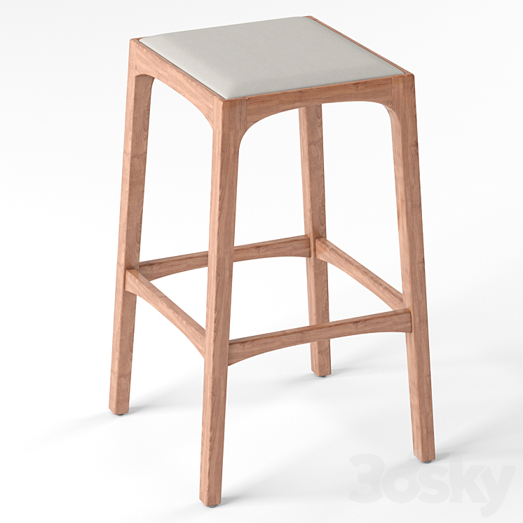 ANITA BANCO ALTO bar and counter stool - Chair - 3D model