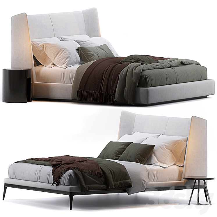 Bed by Flexform - Bed - 3D model