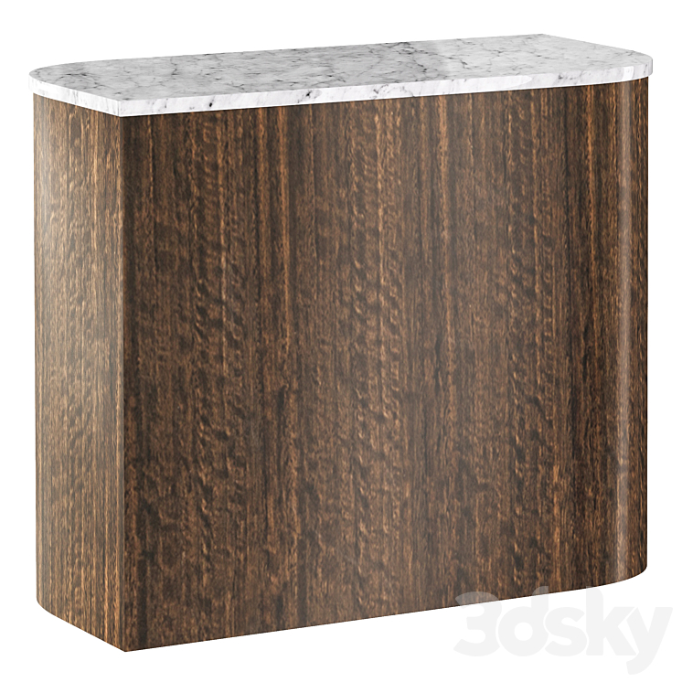 Zephyr Side Table Caracole - Sideboard & Chest of drawer - 3D model