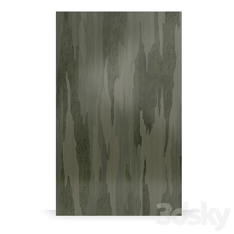 FIFTYFOURMS Flora Fauna Wall Panels - 2 COLORS - Wall covering - 3D model