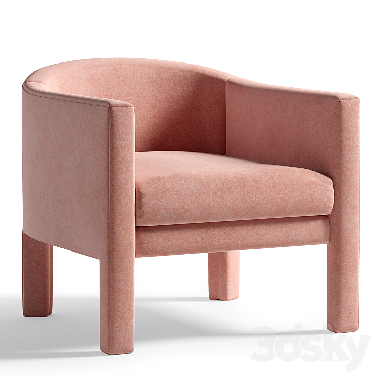 Isabella chair - Arm chair - 3D model