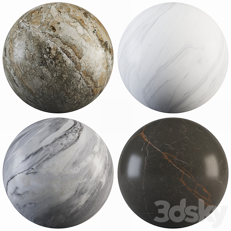 Collection Marble 55 - Stone - 3D model