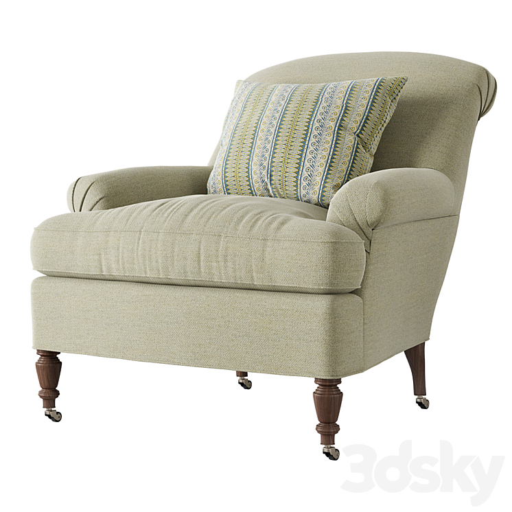 Hollywood at home Peter Dunham MC Armchair - Arm chair - 3D model