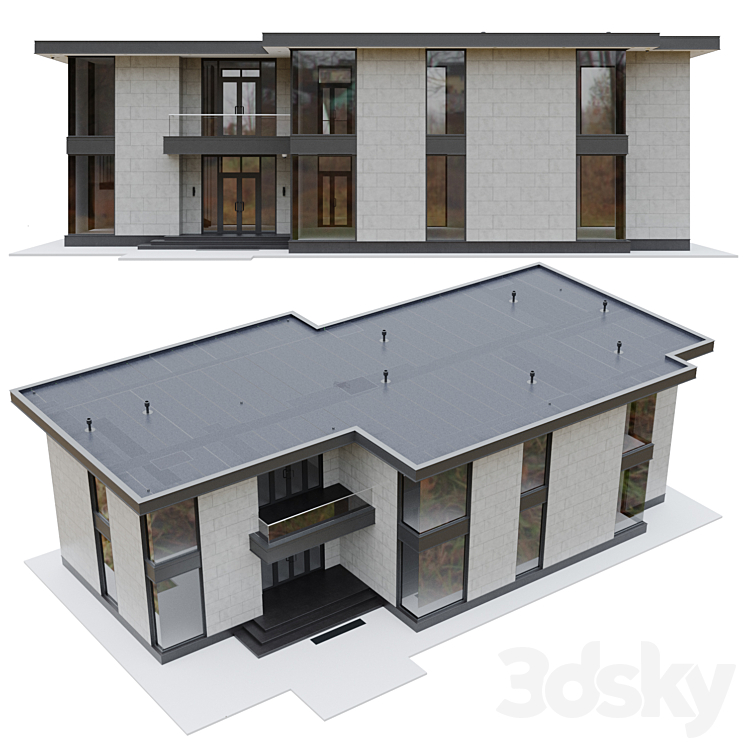 Buildings 001 - Building - 3D model