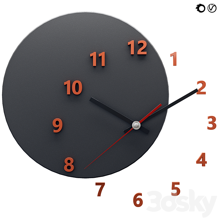 WALL CLOCK OUT OF TIME - Watches & Clocks - 3D model