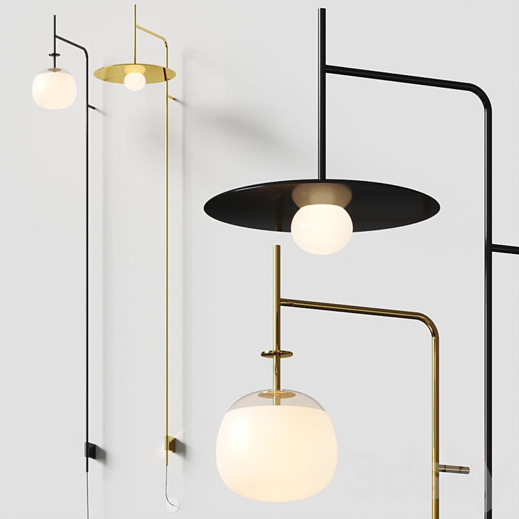Vibia TEMPO - wall lamps set - Wall light - 3D model