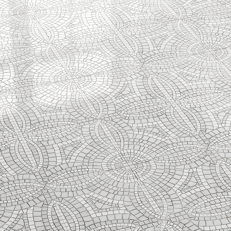 Mosaic Sicis SiciStone Classic White CW 24 - Tile - 3D model