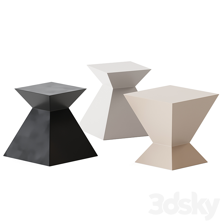 Ditto side tables from JANUS et Cie - Table - 3D model
