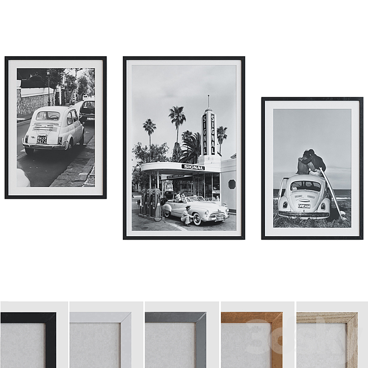 Picture Frame Set 310 - Frame - 3D model