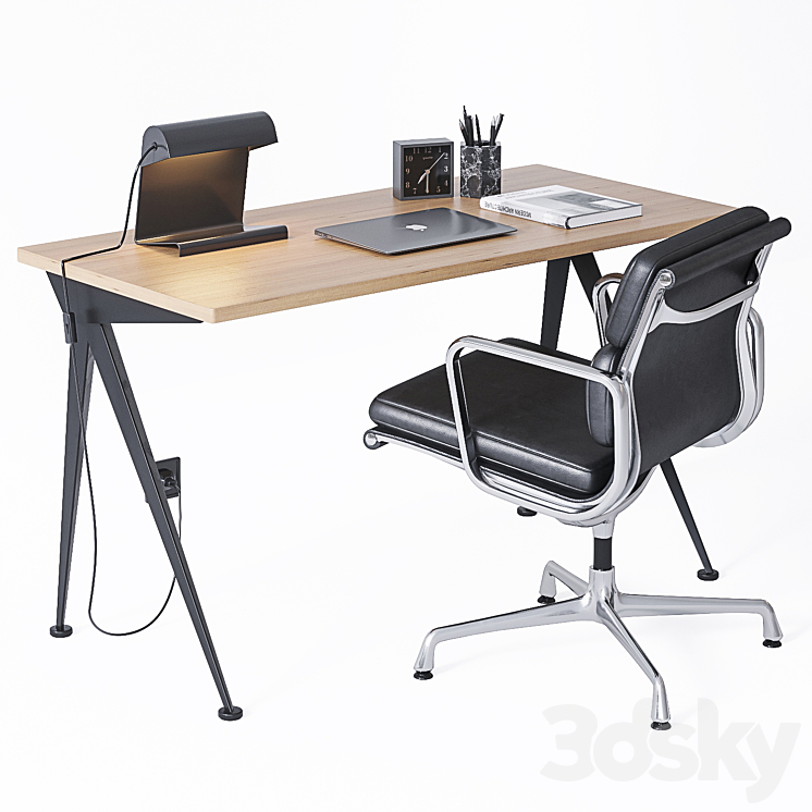 Vitra office set - Office furniture - 3D model