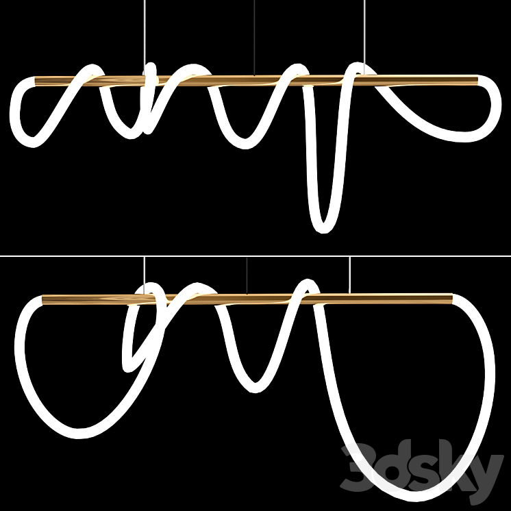 LUKE LAMP COLLECTION - Pendant light - 3D model