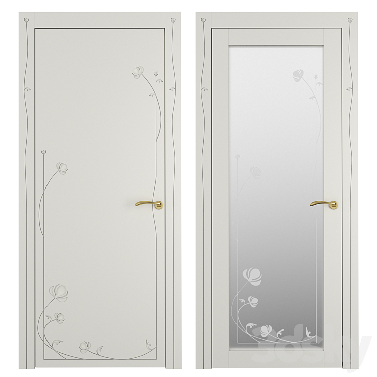 Doors Dorian Deco 2 - Doors - 3D model