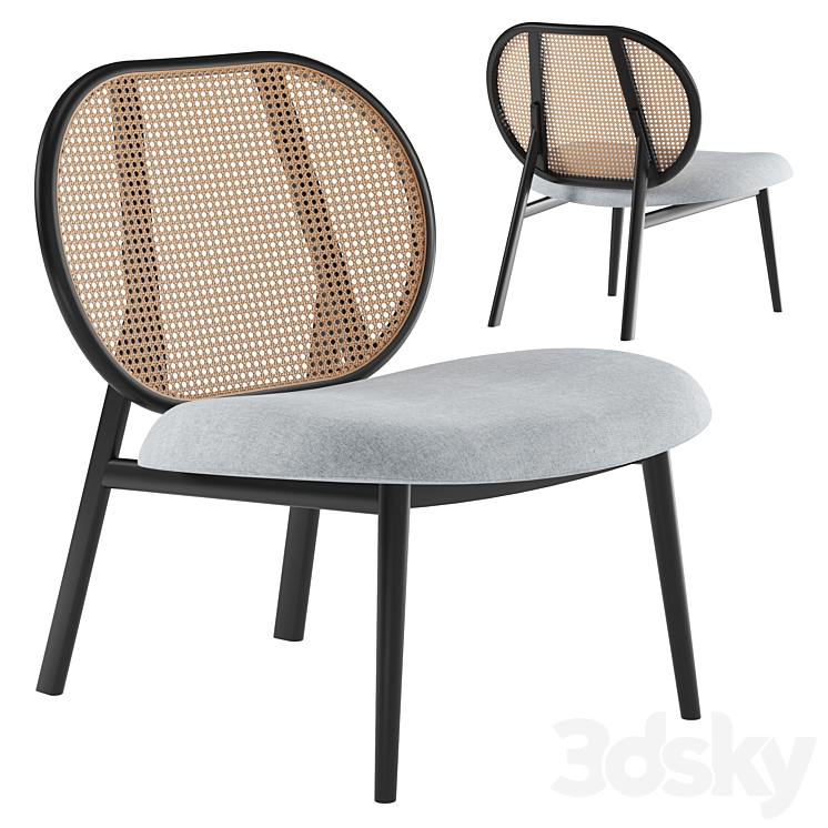Spike Lounge Chair - Arm chair - 3D model